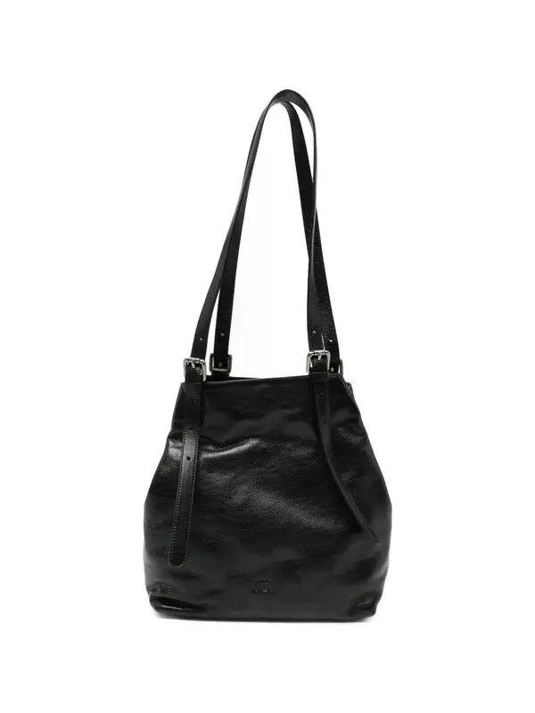 AUTENTICA 504 Galatea Pebbled-leather Shoulder Bag