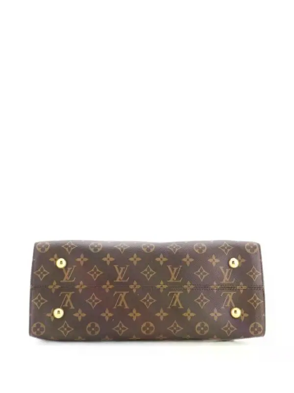 LOUIS VUITTON Tuileries Handbag Monogram Canvas With Leather Satchel