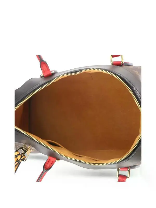 LOUIS VUITTON Tuileries Handbag Monogram Canvas With Leather Satchel