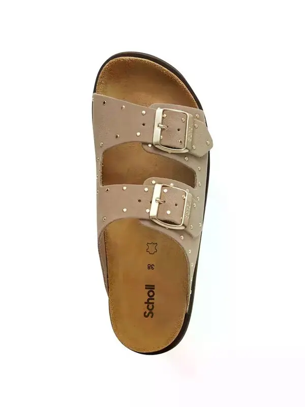DR. SCHOLL'S SHOES Beatriz Studded Buckle-fastening Sandals