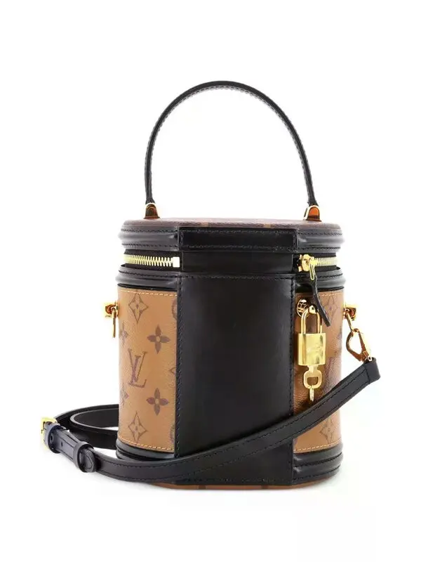 LOUIS VUITTON Reverse Monogram Canvas Cannes Satchel - Brown
