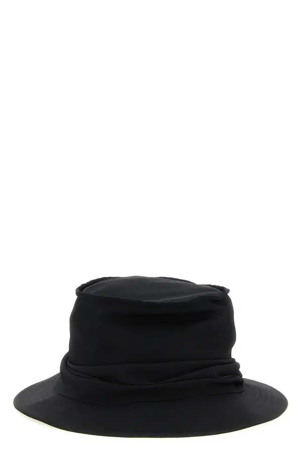 Yohji Yamamoto Drape' Hat - Black