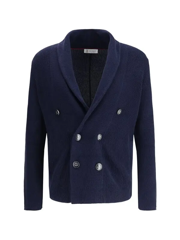 Brunello Cucinelli Cardigan With A Shawl Collar