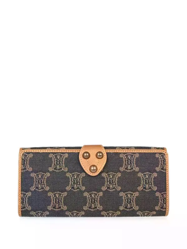 Celine 1990-2000s Macadam Bifold Wallet