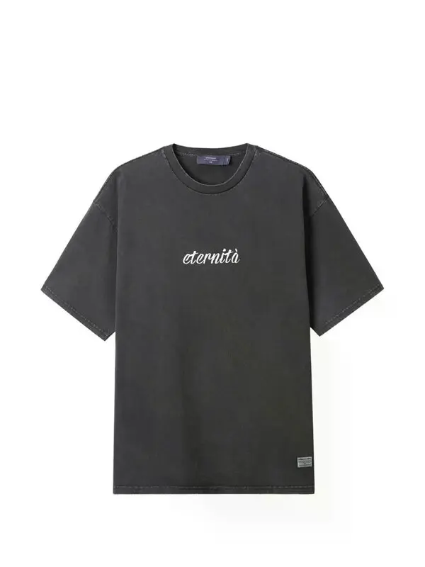 AFTERMATHS Slogan-print T-shirt