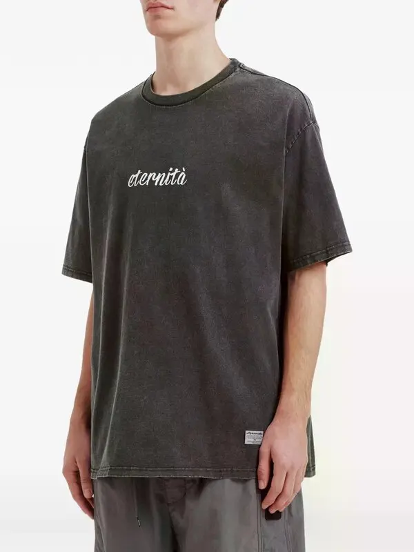 AFTERMATHS Slogan-print T-shirt