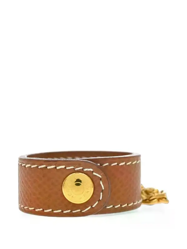 Hermès Courchevel Nomad Glove Holder Clip - Brown