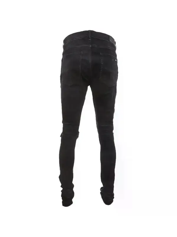 Amiri Distressed Paint-drip Jeans