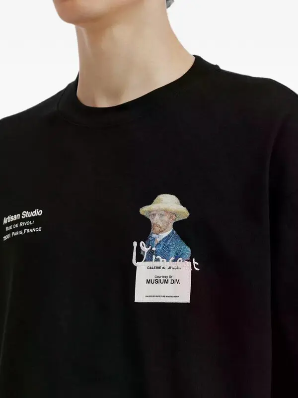 MUSIUM DIV. Graphic-print Crew-neck T-shirt