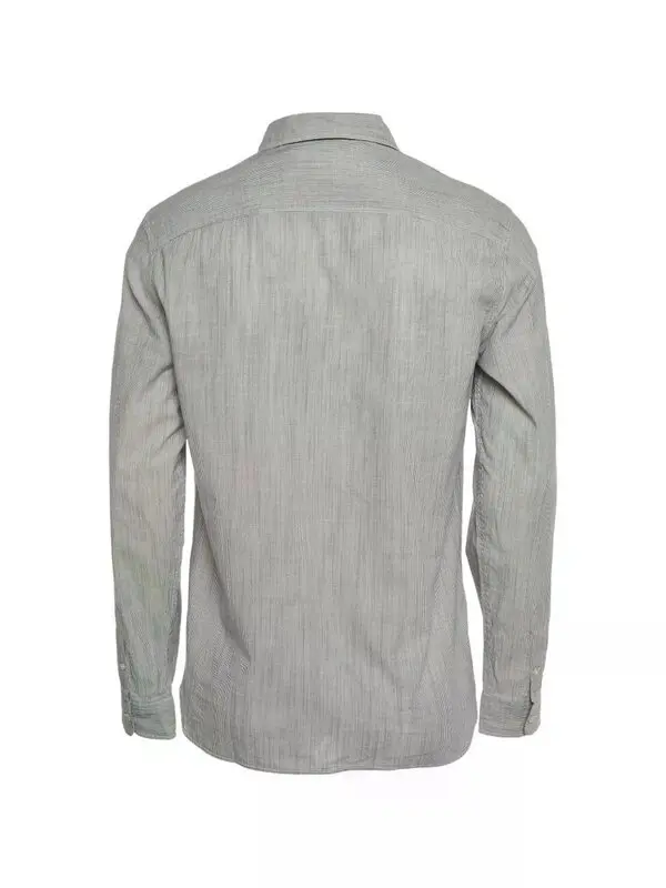 ALLSAINTS Bedford Striped Logo Shirt