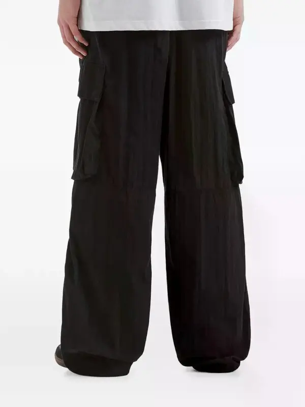 AFTERMATHS Logo-patch Wide-leg Cargo Pants