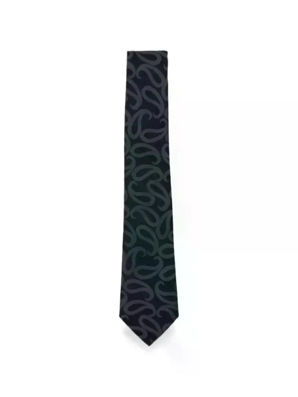 Giorgio Armani Paisley-print Silk Tie