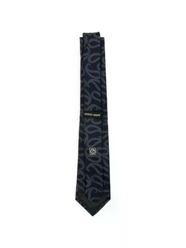 Giorgio Armani Paisley-print Silk Tie