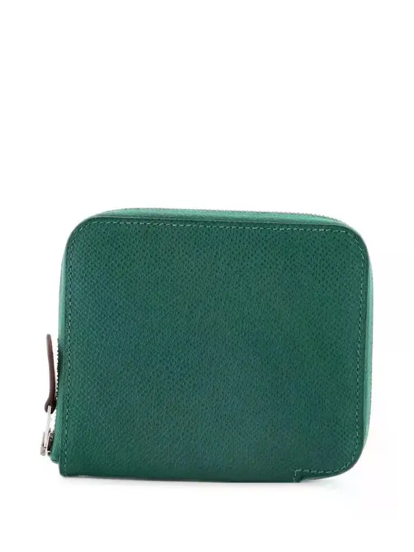 Hermès Azap Zip Around Wallet Silk'in Epsom Compact Small Wallets