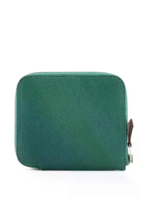 Hermès Azap Zip Around Wallet Silk'in Epsom Compact Small Wallets