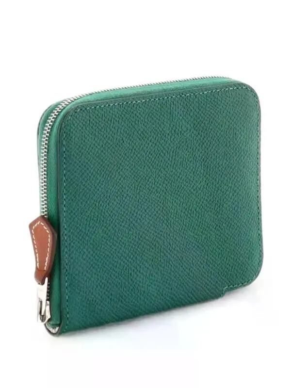 Hermès Azap Zip Around Wallet Silk'in Epsom Compact Small Wallets