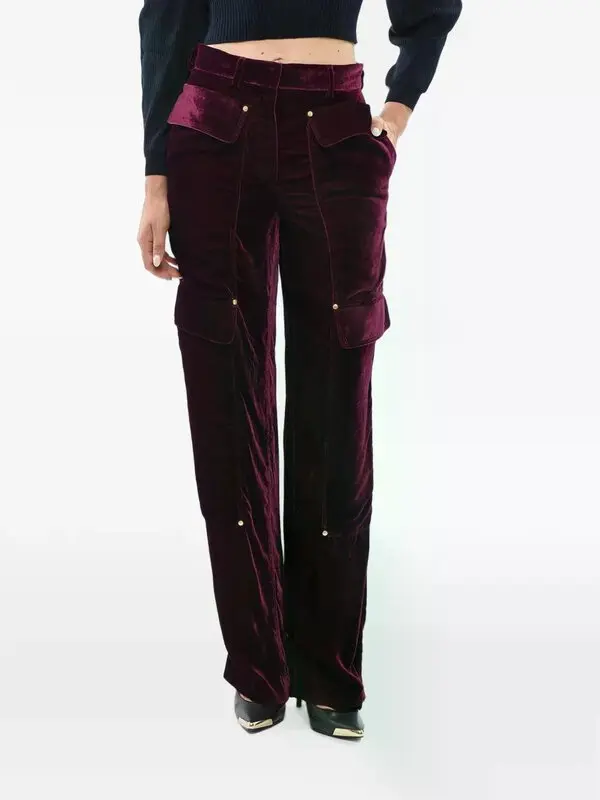 Stella McCartney Velour Cargo Pants