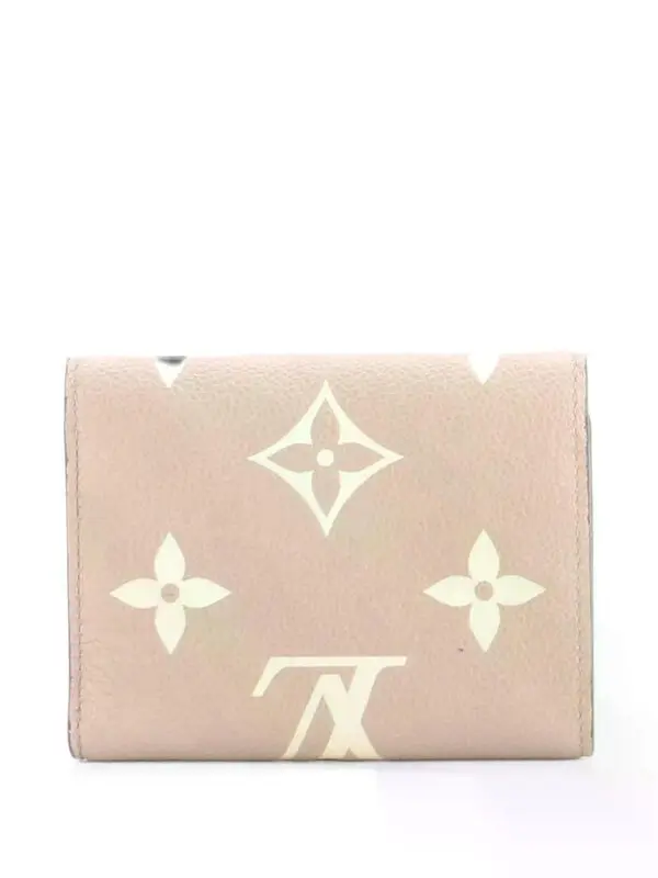 LOUIS VUITTON Victorine Wallet Bicolor Monogram Empreinte Giant Small Wallets