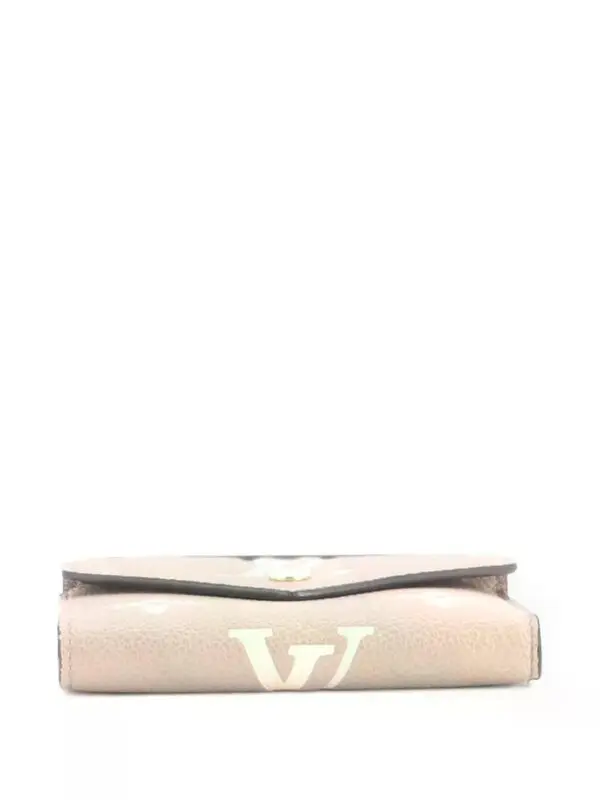 LOUIS VUITTON Victorine Wallet Bicolor Monogram Empreinte Giant Small Wallets