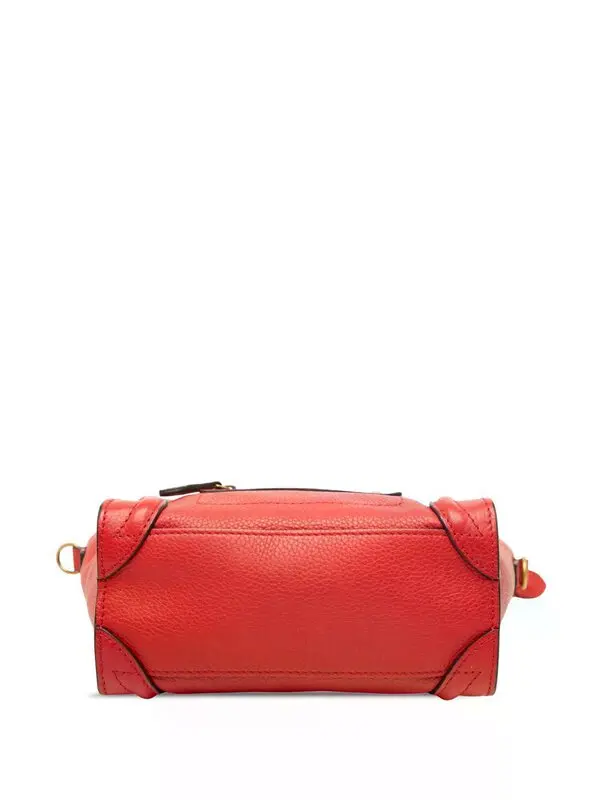 Celine Leather Luggage Tote Satchel
