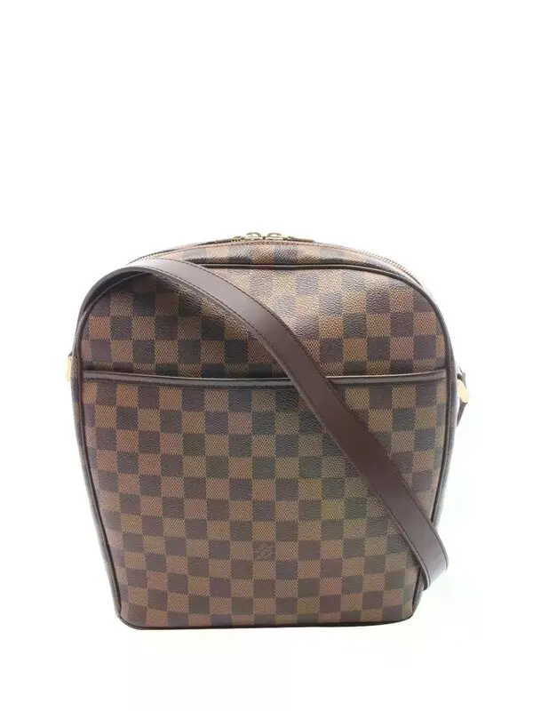 LOUIS VUITTON 2002 Damier Ebene Ipanema Gm Shoulder Bag