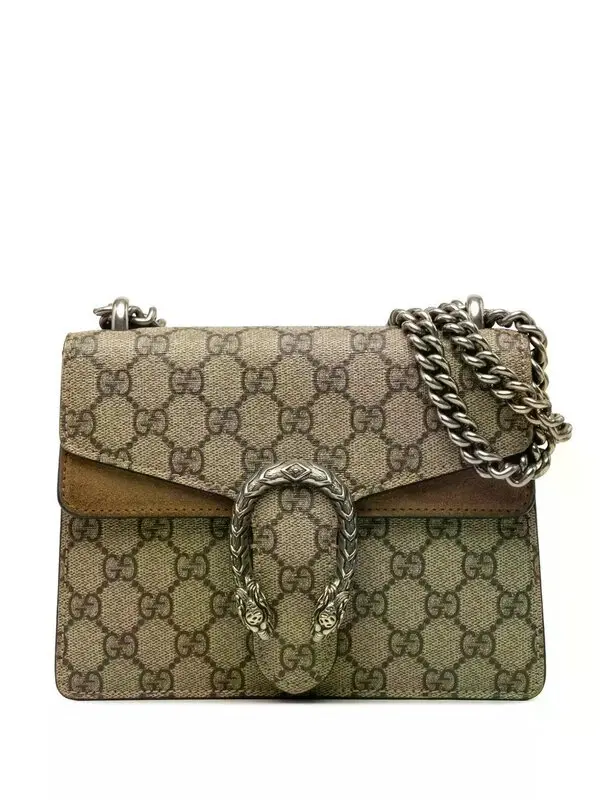 Gucci 2016-2026 Small Gg Supreme Dionysus Crossbody Bag - Neutrals