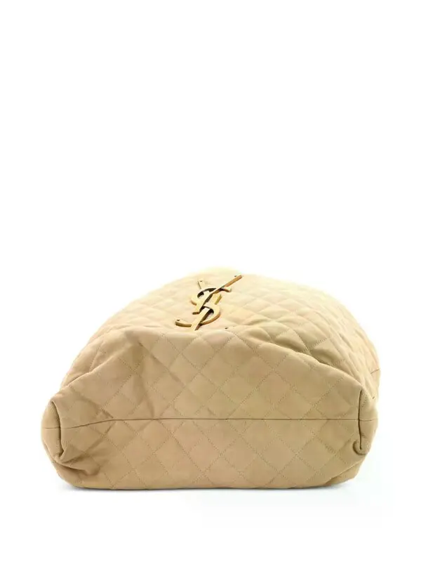 Saint Laurent Icare Shopping Quilted Nubuck Maxi Tote Bag