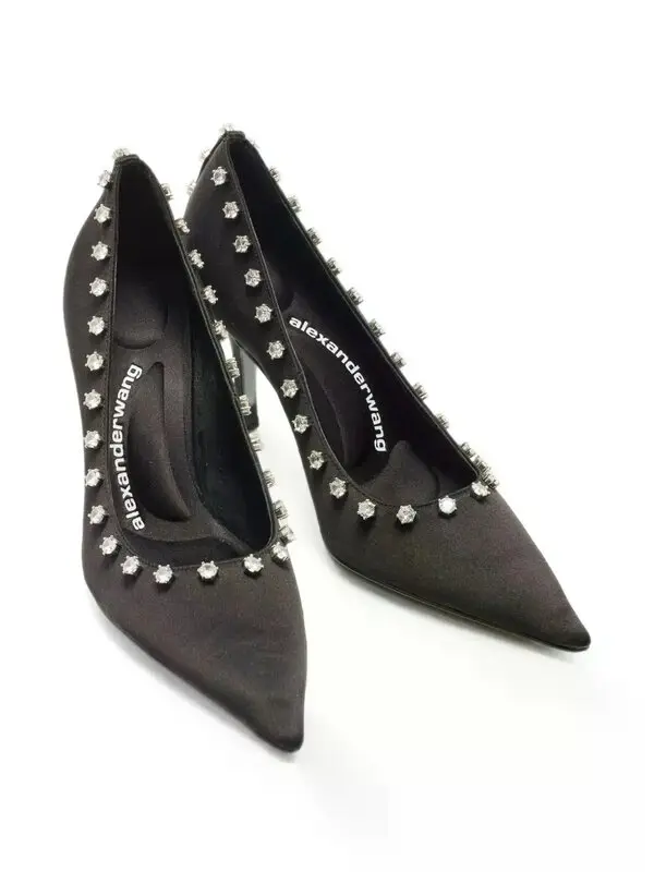 ALEXANDER WANG Delphine Crystal-embellished Pumps