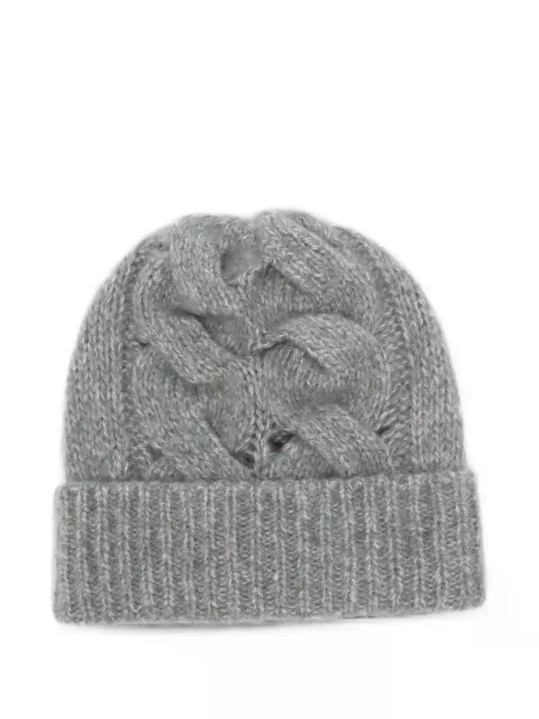 Lorena Antoniazzi Cable-knit Beanie Hat