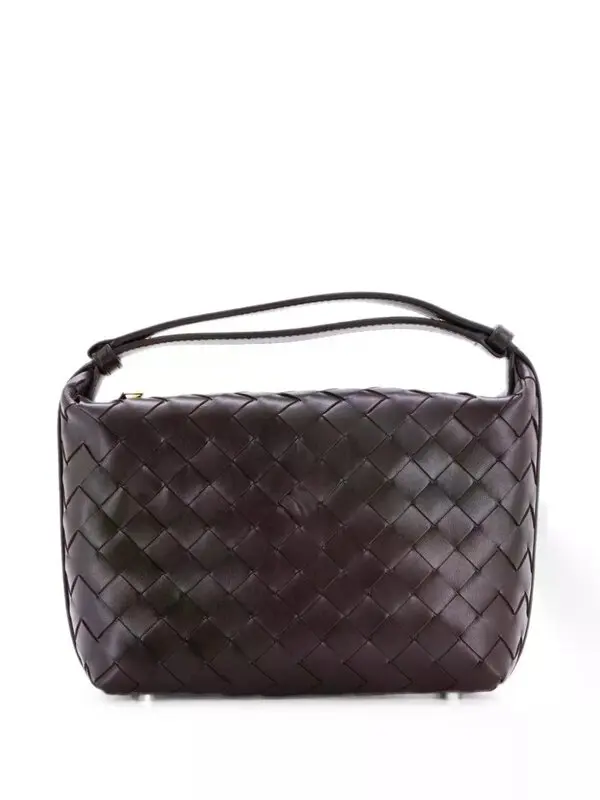 Bottega Veneta Wallace Intrecciato Nappa Mini Shoulder Bag - Brown
