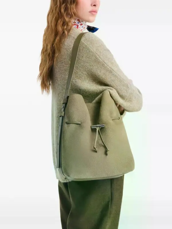 Longchamp Le Roseau Shoulder Bag - Green
