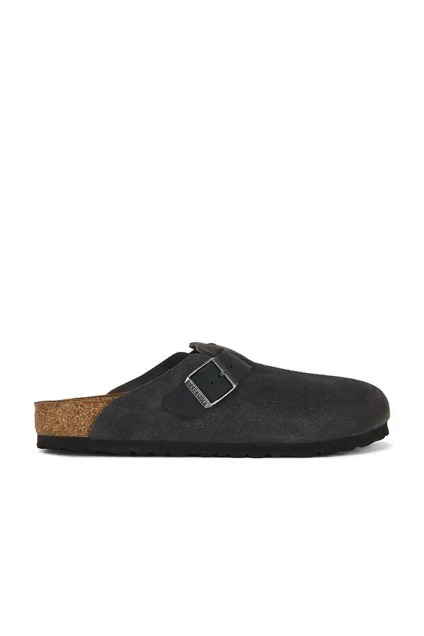 BIRKENSTOCK Boston In Taupe - Charcoal