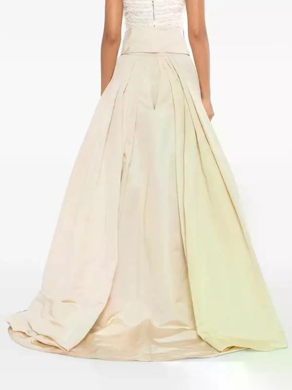 Naeem Khan Overskirt Silk Trousers