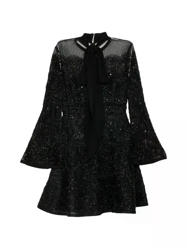 Elie Saab Embellished Tulle Dress