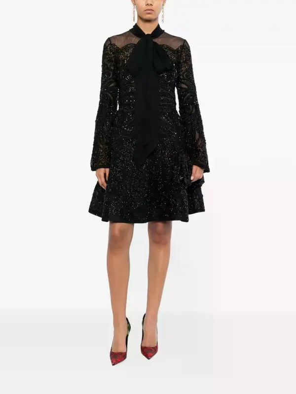 Elie Saab Embellished Tulle Dress