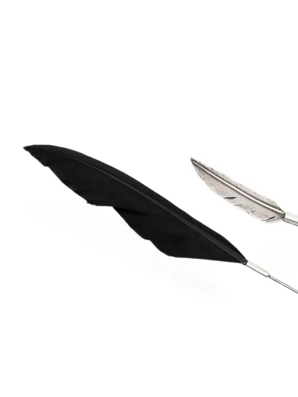 ANN DEMEULEMEESTER Mies Feather Earrings