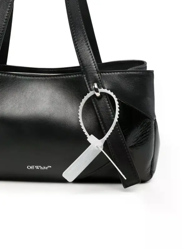 Off-White Small Oyah Leather Tote Bag