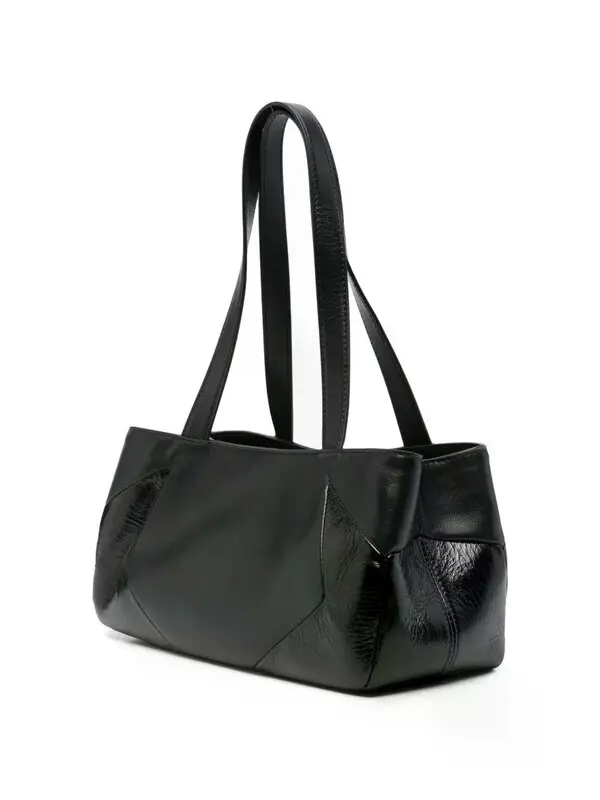 Off-White Small Oyah Leather Tote Bag - Black