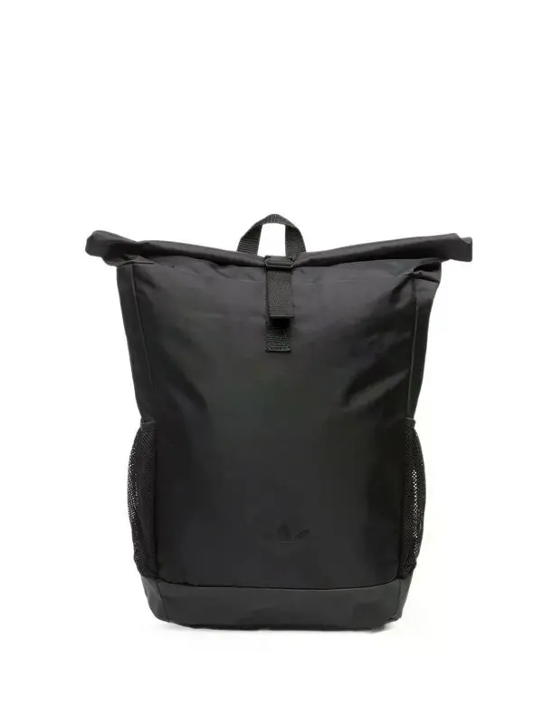 Adidas Roll-top Buckle-fastening Backpack - Black