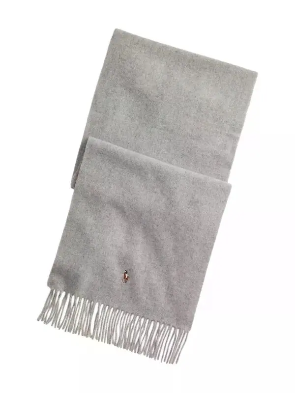 Polo Ralph Lauren Fringed Logo Scarf