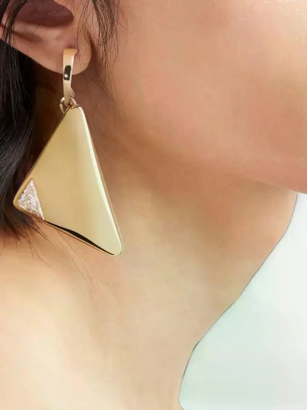 Prada Eternal Single Laboratory-grown Diamond Pendant Earring - Gold