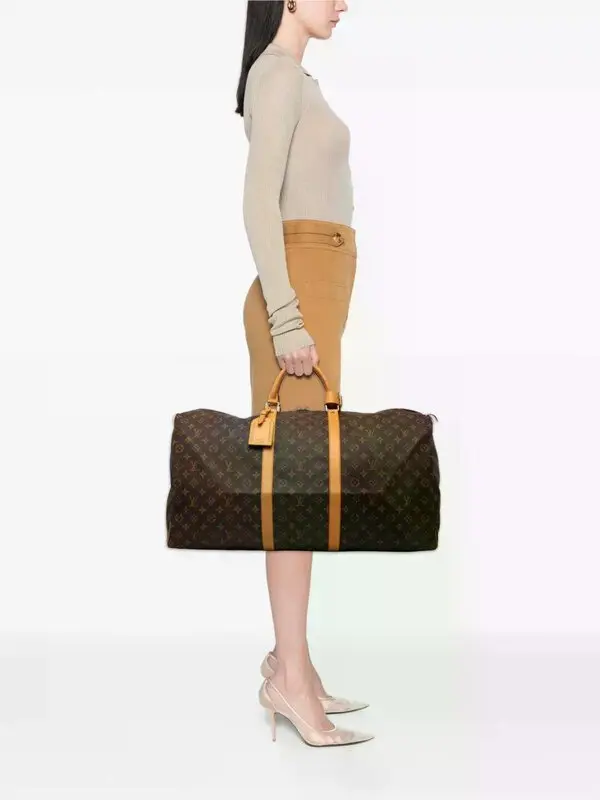 LOUIS VUITTON 1997 Monogram Keepall 60 Travel Bag