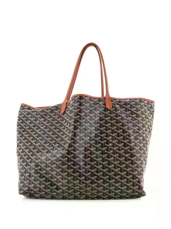 Goyard Saint Louis Coated Canvas Gm Tote Bag - Brown