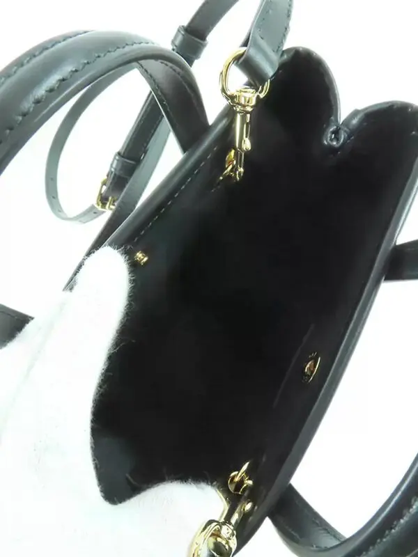 Gucci 2000-2015 Super Mini Gg Debossed Calfskin Satchel