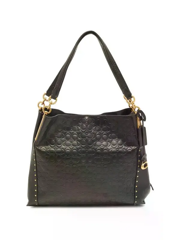COACH Dalton Studded Shoulder Bag