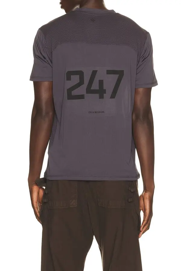 247 BY REPRESENT Numbers Tee In Grey - Graphene