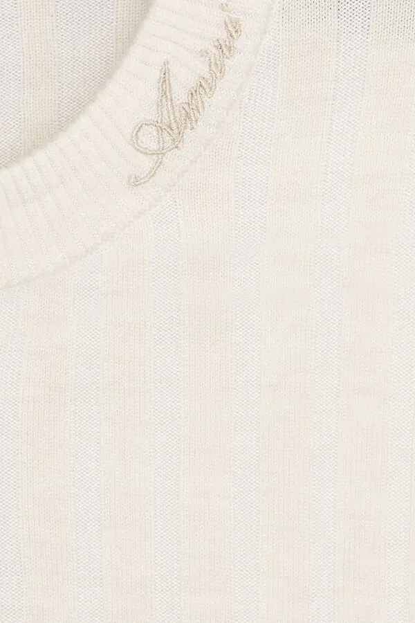 Amiri Script Knit Henley