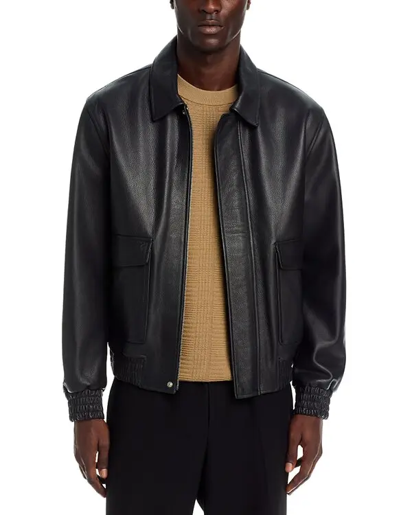 ARMA Bari Matte Vintage Leather Jacket