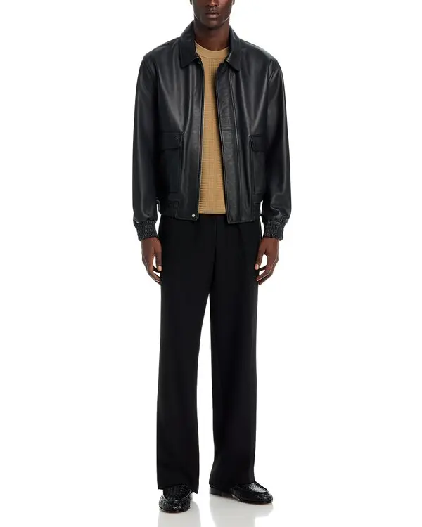 ARMA Bari Matte Vintage Leather Jacket