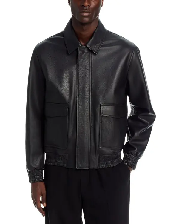 ARMA Bari Matte Vintage Leather Jacket